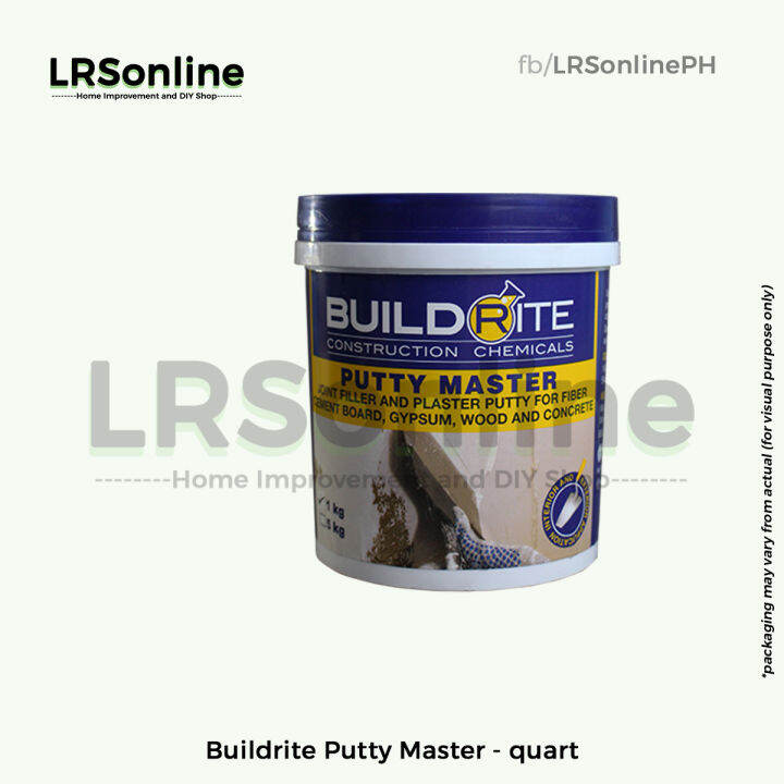 Buildrite Putty Master - Joint Filler and Plaster Putty - quart | Lazada PH