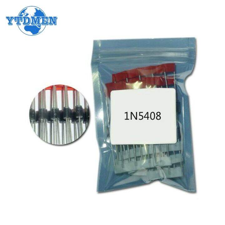 【CW】 ☈ 50pcs 1N5408 diode DO 27 IN5408 3A 1000V Rectifier Diode ...