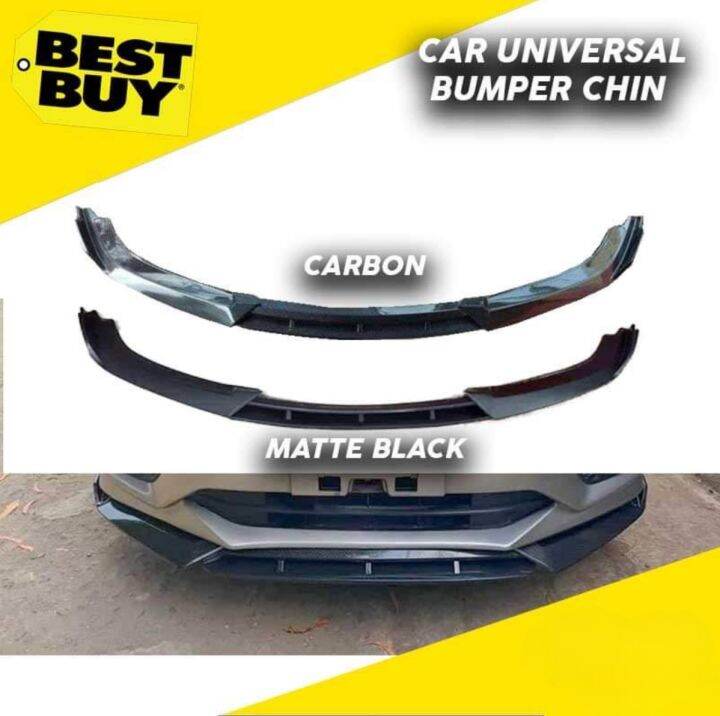 Car Universal Adjustable Front Bumper Lip Chin Diffuser Bodykits ...