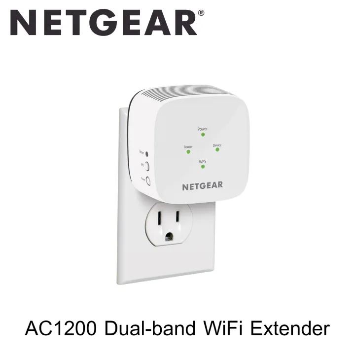 Netgear (EX6110) AC1200-WiFi Range Extender อุปกรณ์ ขยายสัญญาณ (หัว ...
