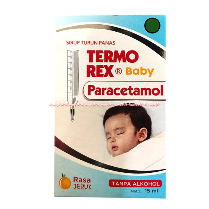 Termo rex Baby Paracetamol 15ml Rasa Jeruk Konimex Sirup Turun Panas ...
