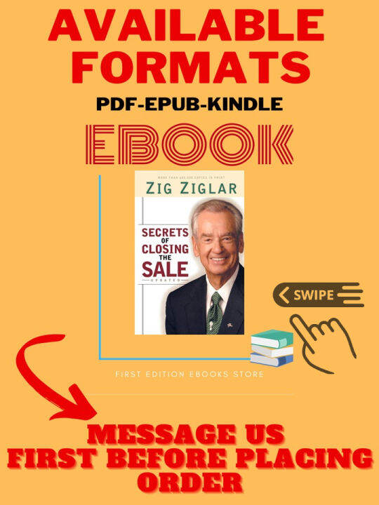 Secrets of closing the sale by Zig Ziglar | Lazada PH