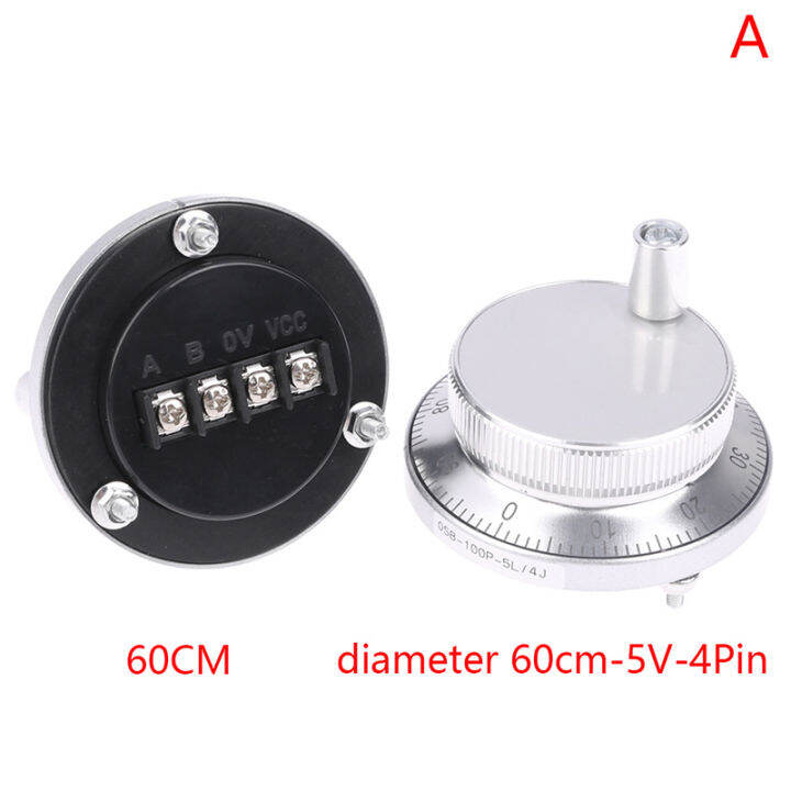 [THS Store] COD Handwheel CNC Pulser 60mm 5V 4/6Pins Manual Pulse ...