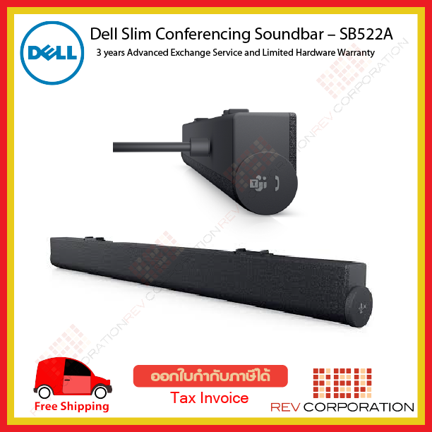 SB522A Dell Slim Conferencing Soundbar – SB522A Warranty 3 Year ...