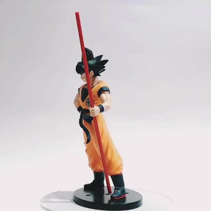 Super Saiya Goku Ssj3 Sun Gohan Action Figurine Stick Kakarot Chichi ...