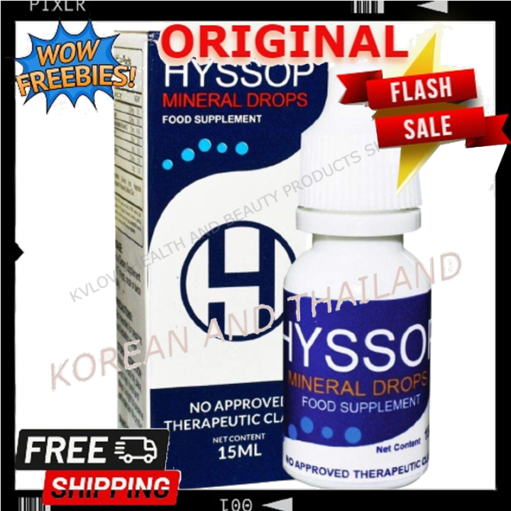 Original Hyssop Drops mineral ORIGINAL | Lazada PH