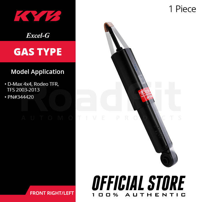 KYB Excel-G Gas Shock Absorbers for Isuzu D-Max 4x4, Rodeo TFR, TFS '03 ...
