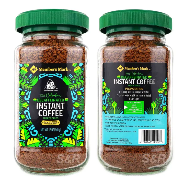 Member's Mark 100% Colombian Decaffeinated Instant Coffee | Lazada PH