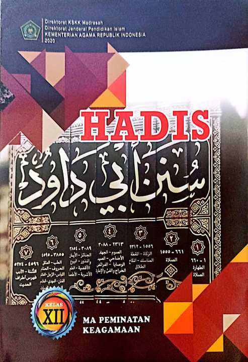Buku Siswa HADIS Peminatan Kelas 12 Madrasah Aliyah - KEMENAG | Lazada Indonesia