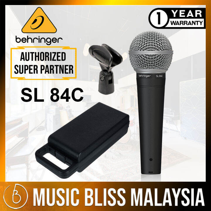 Behringer SL84C Dynamic Cardioid Microphone with Carrying Case (SL 84C ...