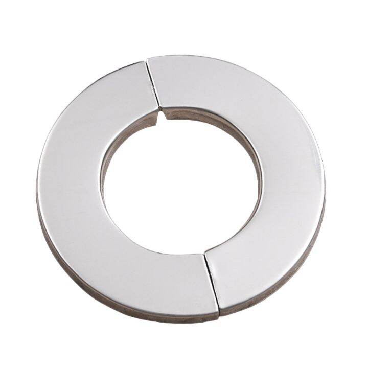 Stainless Steel Split Round Escutcheon Plate Wall Split Flange Snap-on ...