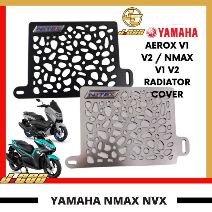 Yamaha motorcycle AEROX NVX V1 V2 NMAX V1 V2 Nitex Radiator Alloy Cover ...