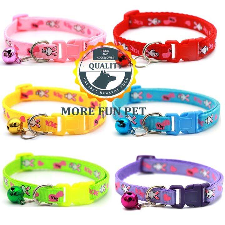 Pets Adjustable Safety Identification Small Collars Puppy Dogs | Lazada PH