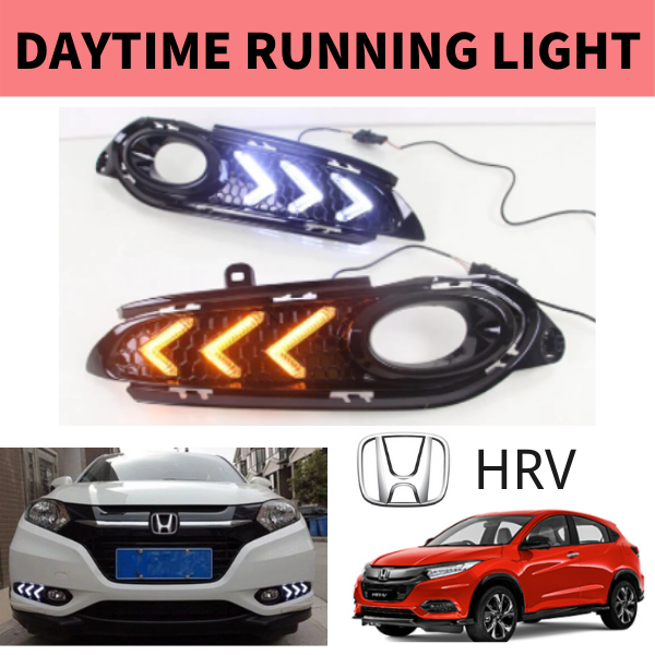 Honda HRV HR-V Pair LED DRL Daytime Running Lights Lamps ALL PLUG AND ...