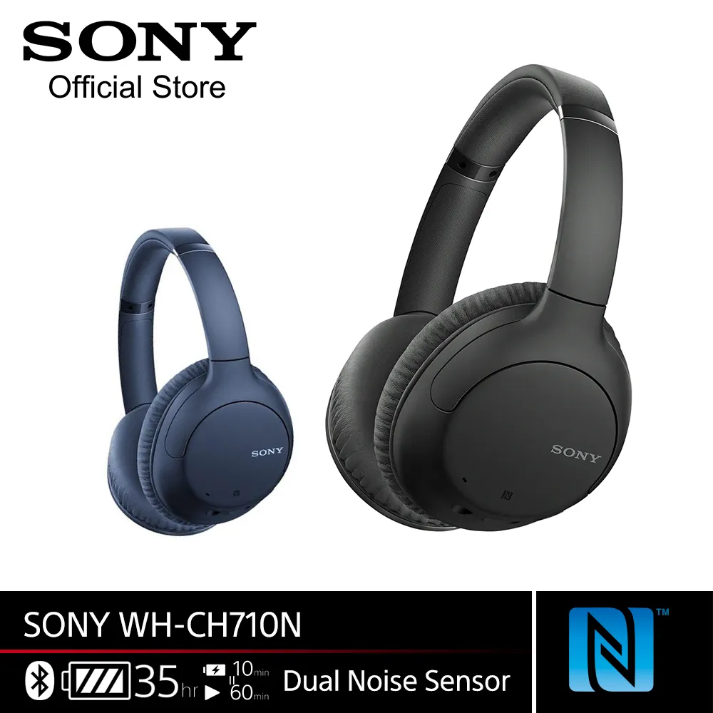 Sony WH-CH710N Wireless Noise Cancelling Headphone Black One | Thisshop
