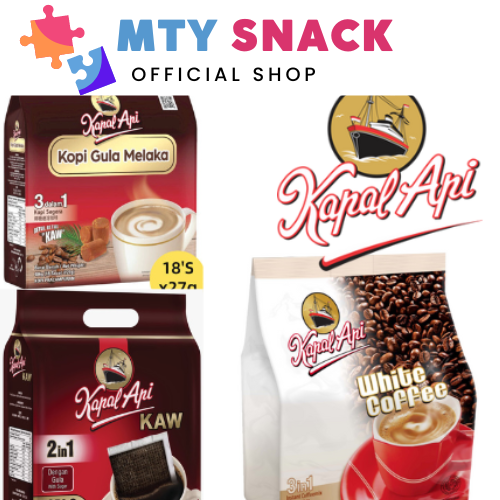 [MTY] Kapal Api Instant Coffee (Kopi O/ White Coffee/Gula Melaka) | Lazada