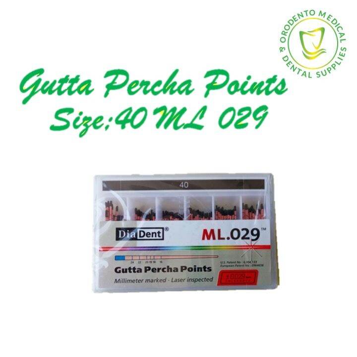 Gutta Percha Points Size:40 Diadent) 120 Pieces | Lazada PH