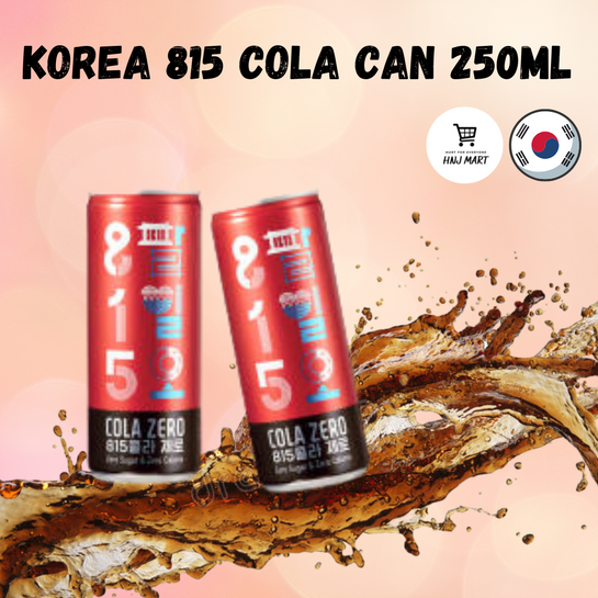 Korea 815 Cola Can 250ml | Korean Cola | Lazada
