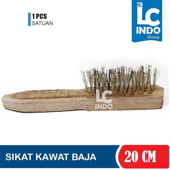 Sikat Kawat 20cm / Sikat Karat Blok mesin Motor Mobil 20CM | Lazada ...
