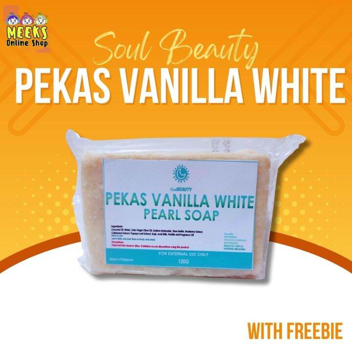 SOUL BEAUTY NEW PEKAS VANILLA WHITE PEARL SOAP 135G | Lazada PH