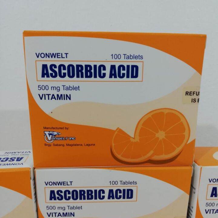 ascorbic acid 500mg tablet by 100s | Lazada PH