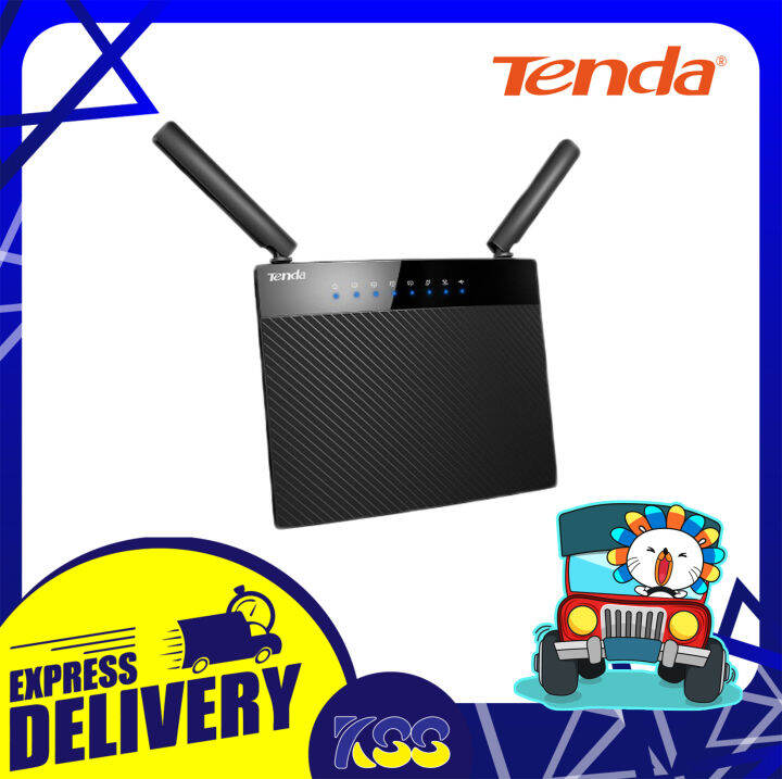 ไวไฟเราเตอร์ TENDA AC1200 DUAL BAND GIGABIT PORT WI-FI ROUTER AC9 พร้อมส่ง เปิดใบกำกับภาษีได้ ...