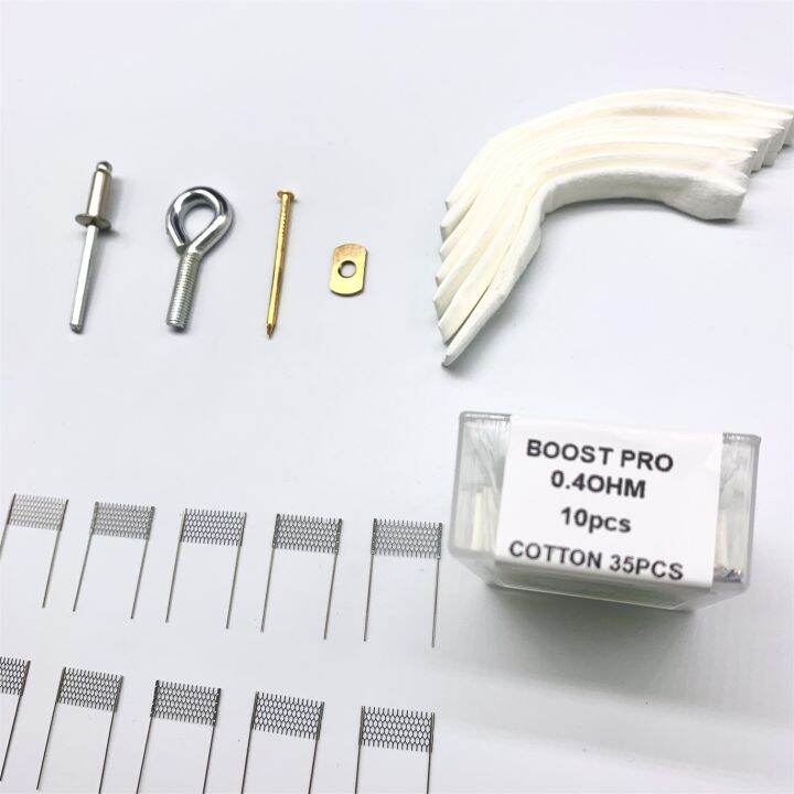 RBK Boost Pro 0.4 ohm mesh coil, rebuild kit for boost pro with tool ...