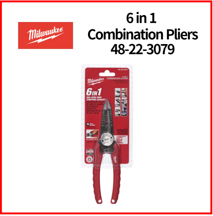 Milwaukee 48-22-3079 - 6 in 1 Combination Pliers | Lazada