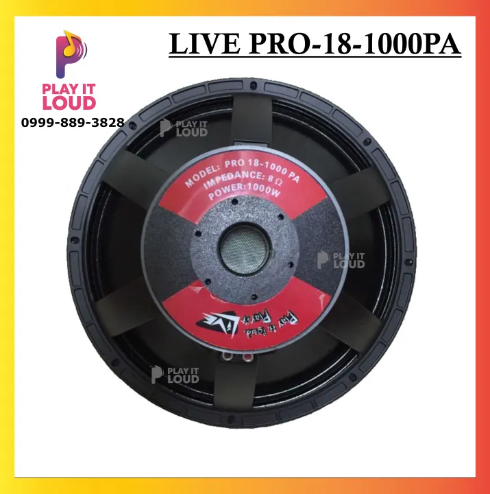 Live PRO-18-1000PA 18inch 1000watts Speaker | Lazada PH
