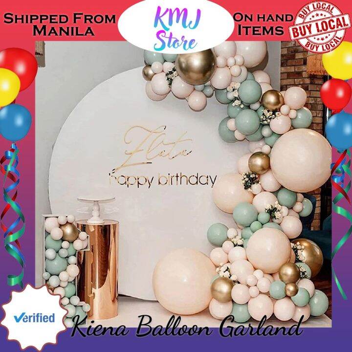 Kiena Balloon 119 Pcs Olive Green Balloons Arch Garland Kit,Olive Green ...