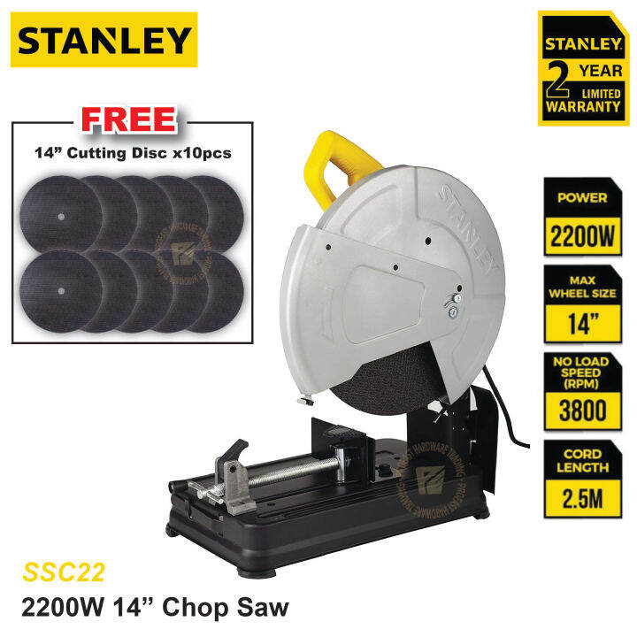 Stanley [SSC22] 2200W 14" / 355mm Chop Saw / Machine Potong Besi (Free ...