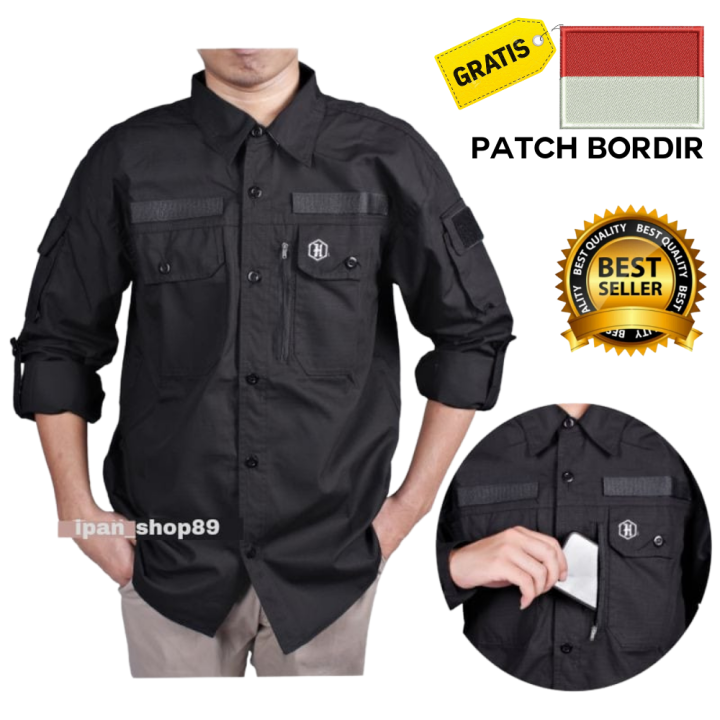 GRATIS PATCH / Kemeja tactical pria terbaru 2022 /BAJU PDL PRIA LENGAN ...