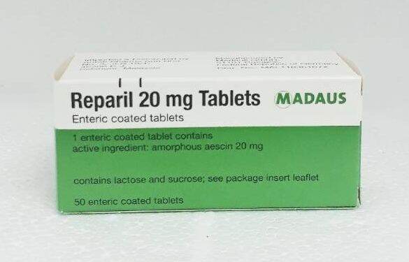 REPARIL TAB 20MG ( AMORPHOUS AESCIN ) | Lazada
