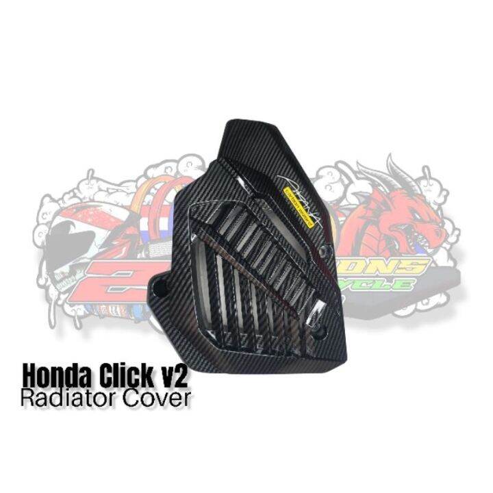 Honda Click v2 carbon radiator cover | Lazada PH