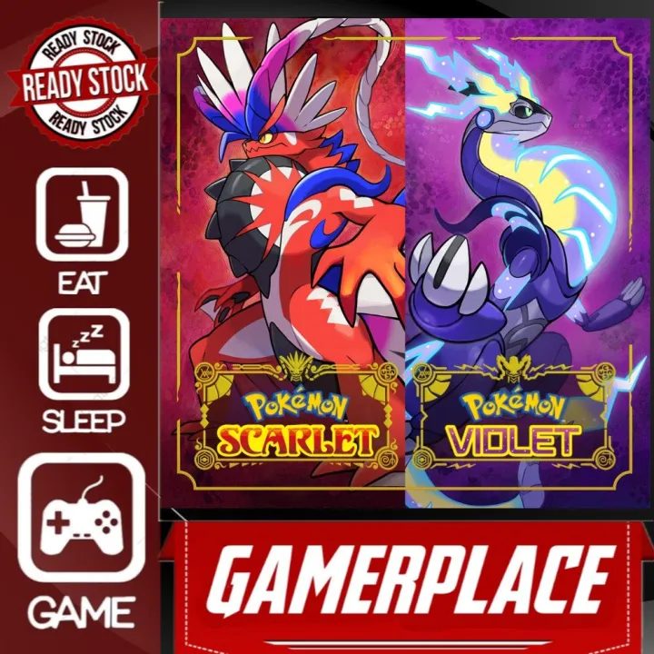Switch Pokemon Scarlet*Pokemon Violet(English&Chinese*Catridge*New Seal ...
