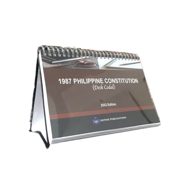 Political and social books (Codal) 1987 Philippine Constitution (Desk ...