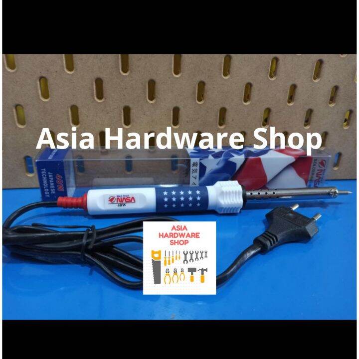NASA Solder 40 Watt AC 220V USA Alat Solder Soldering Listrik Timah 40w ...