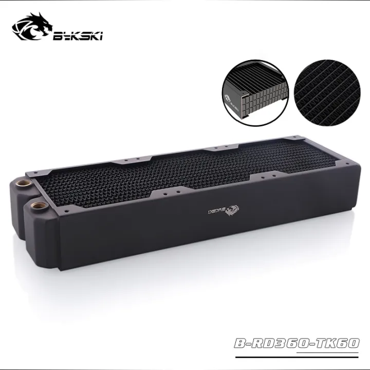 Bykski 60mm Thick 360mm Copper Computer Water Coolant Discharge Heat ...