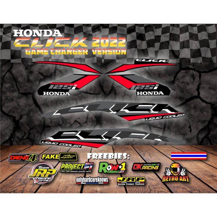 Factory direct sales HONDA CLICK 125i GAME CHANGER V2 2022 DECALS ...