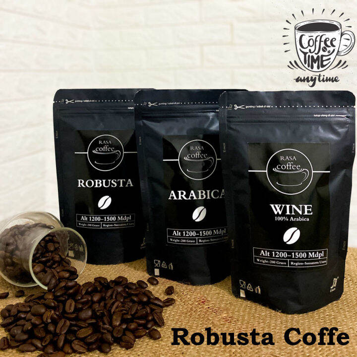 Coffe Robusta Sumatra " Wak Bejo" 200g - Kopi Bubuk Kemasan Asli ...