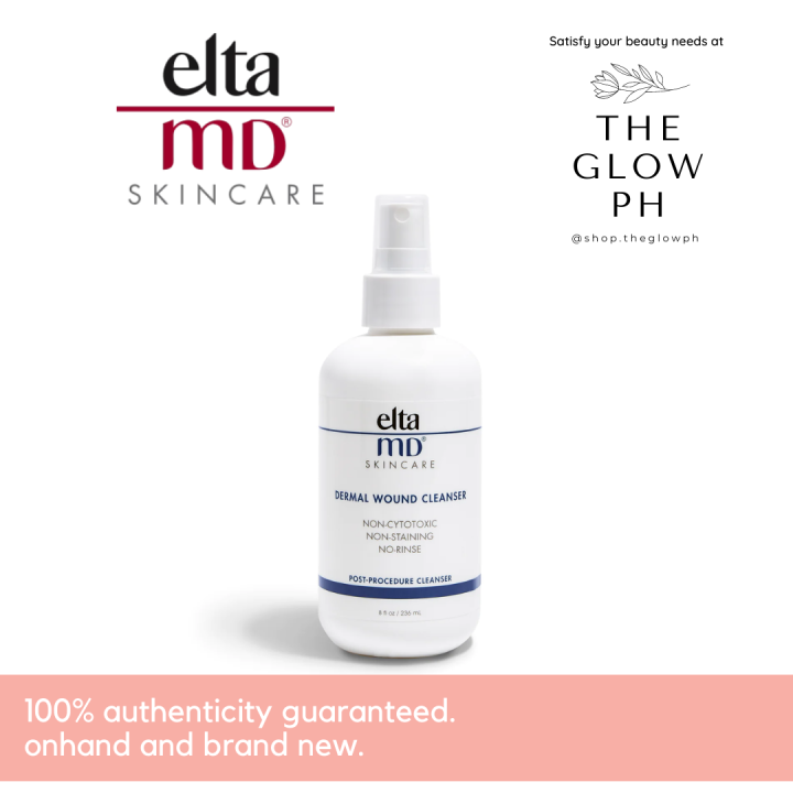 [AUTHENTIC] ELTA MD Dermal Wound Cleanser Post Procedure Cleanser 236ML ...