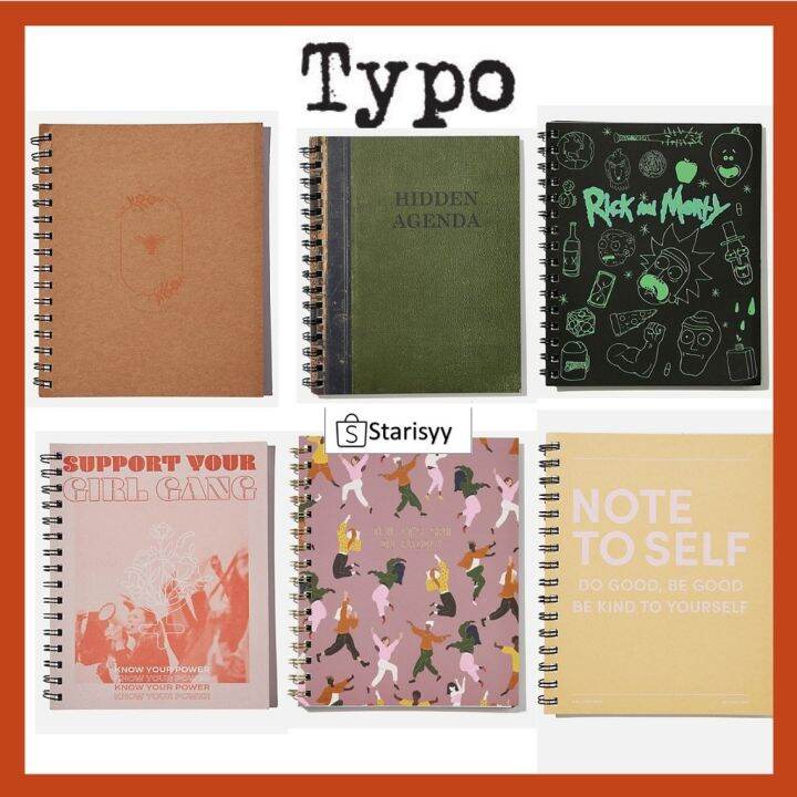 【Coffee Fish】☑ TYPO A5 Campus Notebook Recycled / Typo books with ...