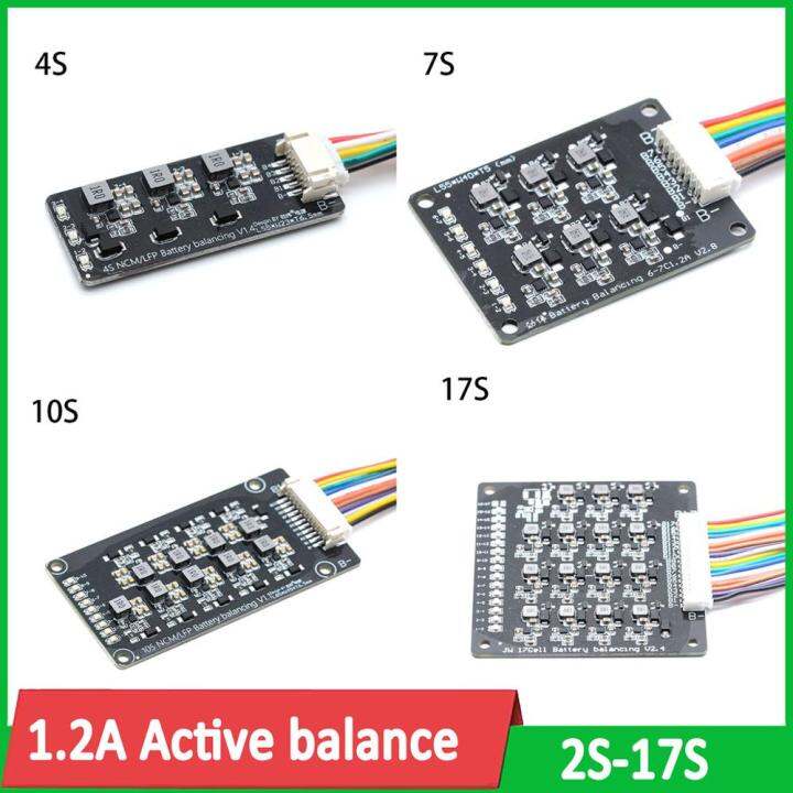 4S 6S 7S 8S 13S 14S 16S Li-Ion Lipo Lifepo4แบตเตอรี่ลิเธียม Active Equalizer Balancer Energy ...