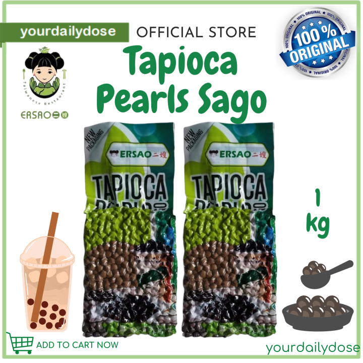 Ersao Tapioca Pearls 1kg | Lazada PH