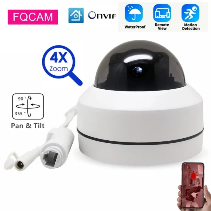 8MP Mini Dome IP Camera PTZ Starlight Pan Tilt Zoom 2.5INCH Speed Home ...