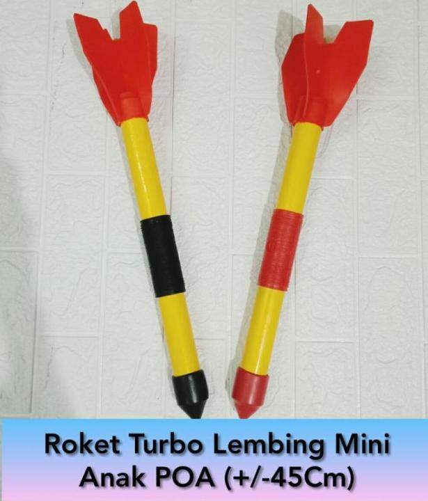 Roket Turbo Lempar Lembing mini Perlengkapan Olahraga Anak POA | Lazada ...