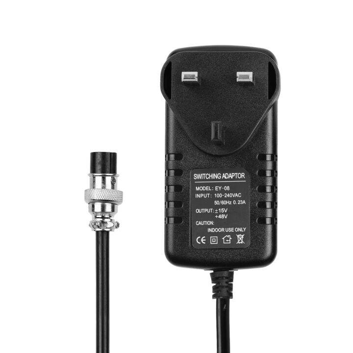 Mixing Console Mixer Power Supply AC Adapter 15V 230mA Universal 4-Pin ...