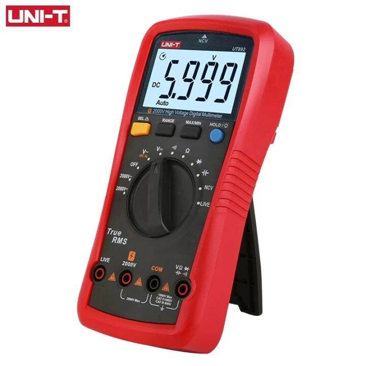 UNI-T UT892 Auto Measure Multimeter True RMS Digital 6000 Counts ...