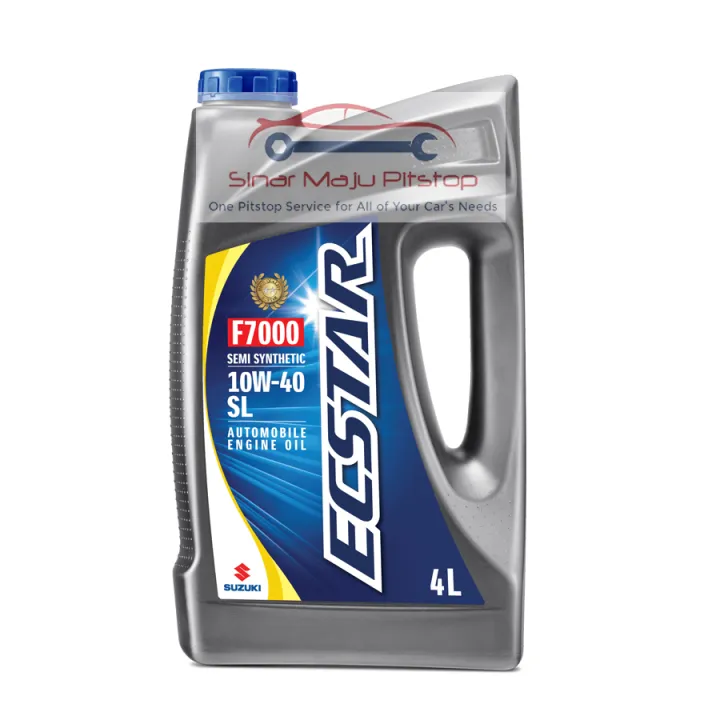 Suzuki Genuine Oil SGO 10W-40 Synthetic ECO Oli Mobil Mesin Bensin 4 ...