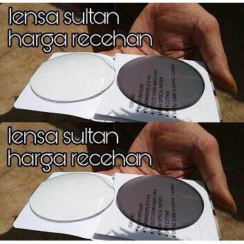 Lensa Minus Plus Silinder Photocromic Antiradiasi UV / Index 1.56 ...